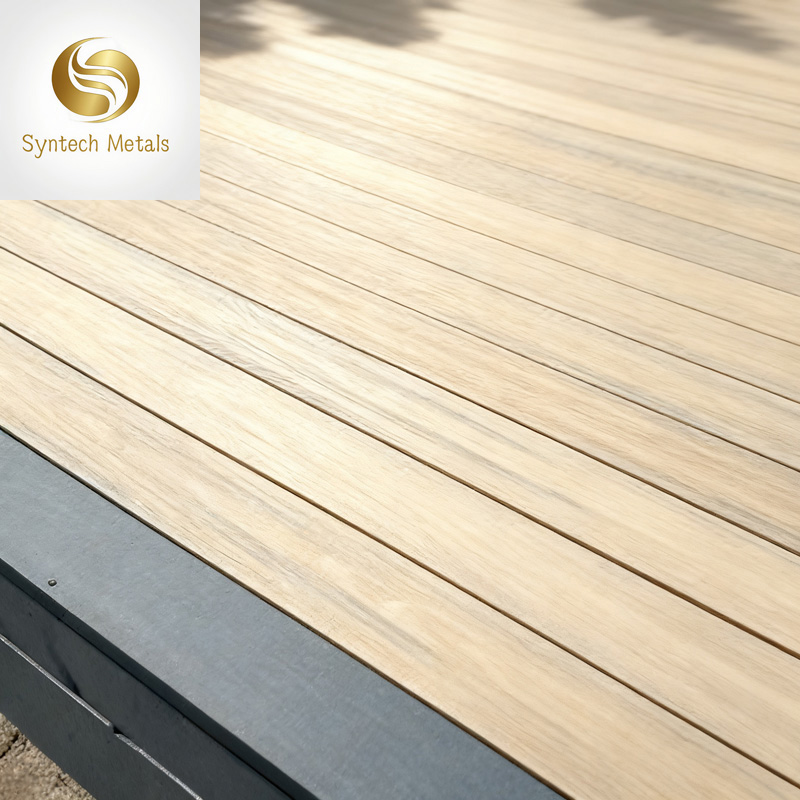 TPE Wood Grain Aluminum Decking Board Supplier China | Syntech Metals